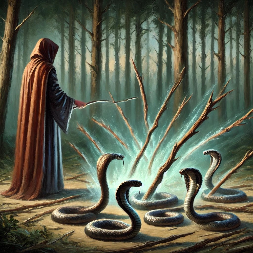 Sticks to Snakes (spell) - The Authentic D&D Wiki