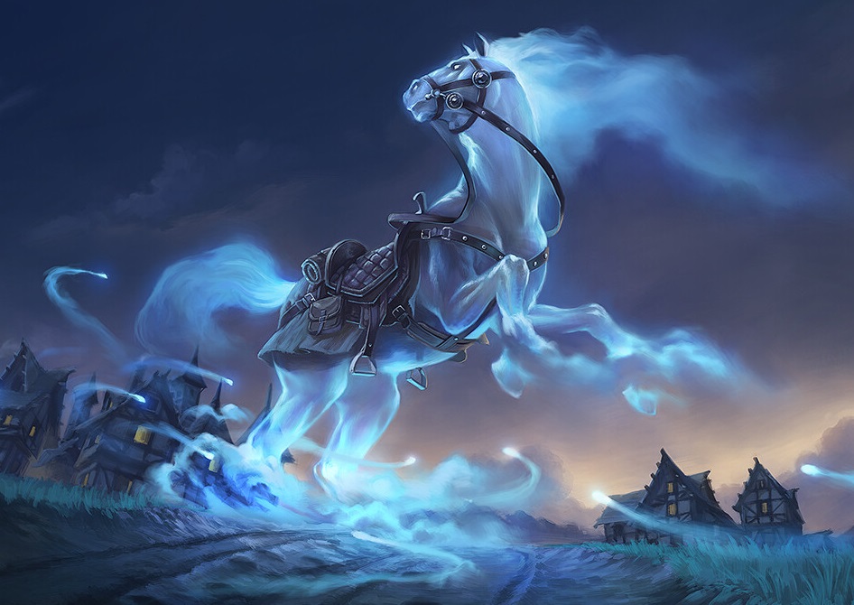 Phantom Steed (spell) - The Authentic D&D Wiki