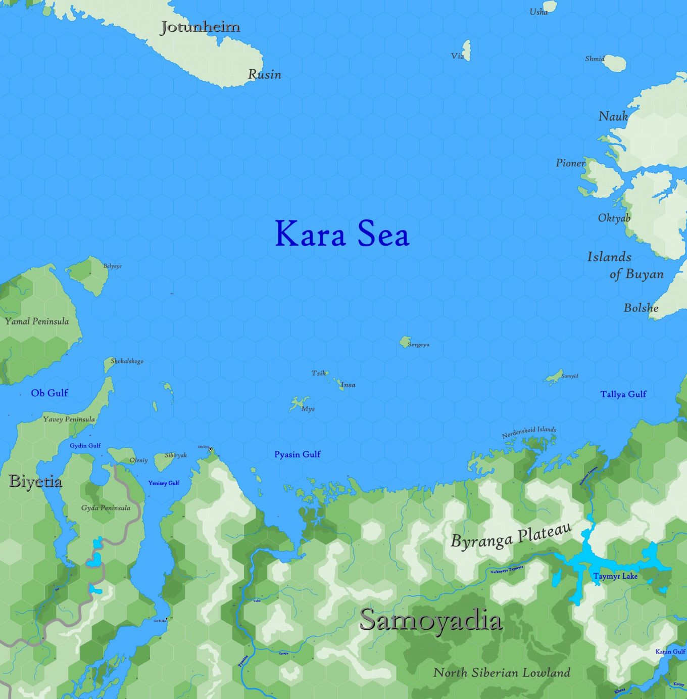 Map A.04 - Kara Sea - The Authentic D&D Wiki