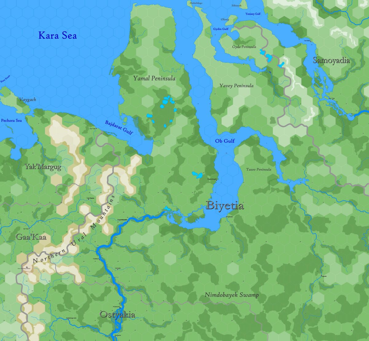 Map B.04 - Ob Gulf - The Authentic D&D Wiki