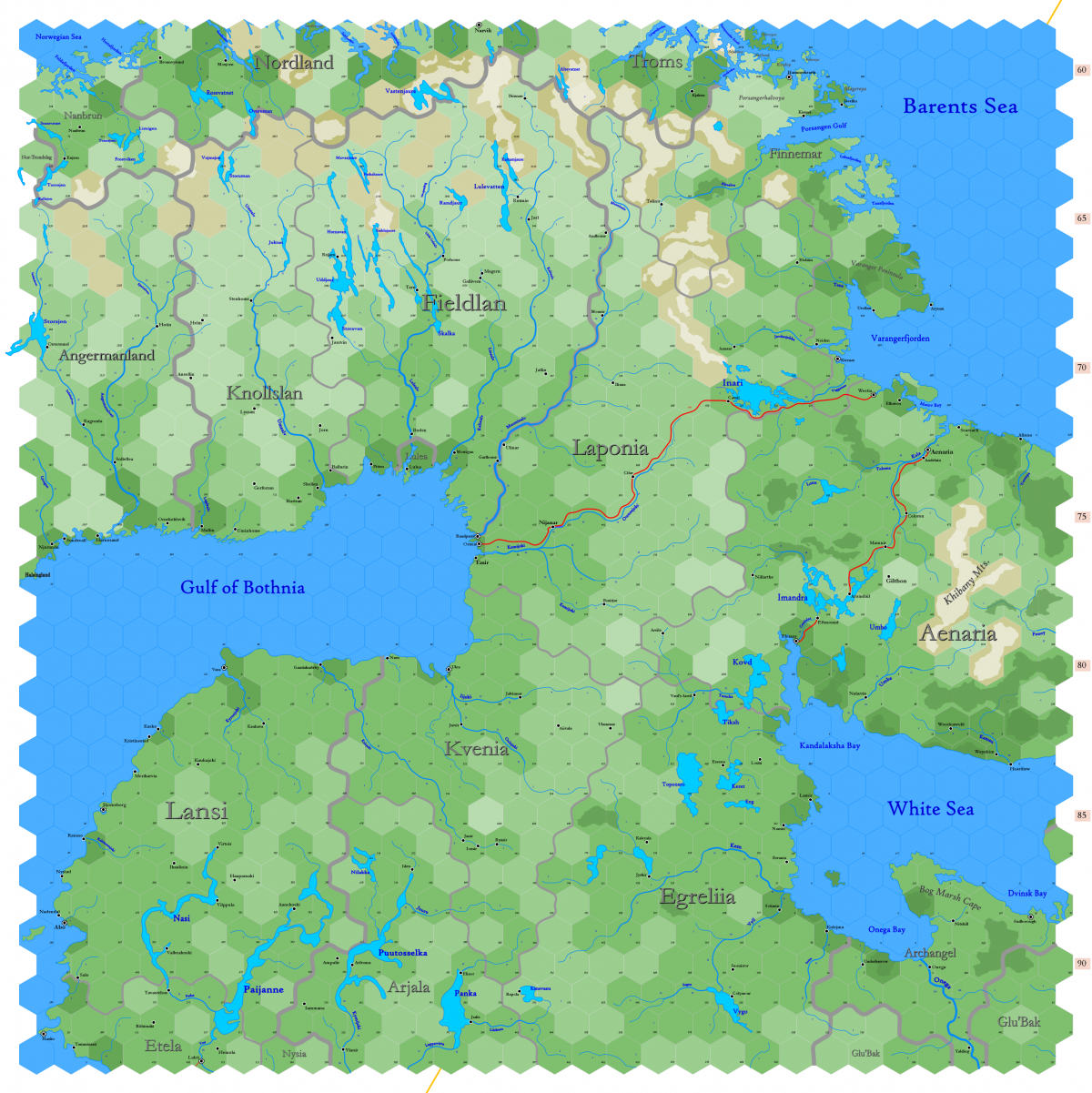 Map B.02 - Lapland - The Authentic D&D Wiki